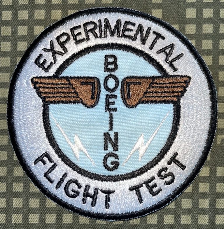 Boeing Experimental Flight Test Patch - Decal Patch - Co