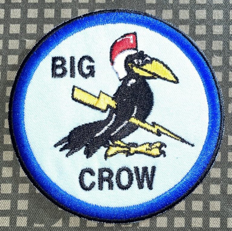 USAF Big Crow Squadron Patch - Decal Patch - Co