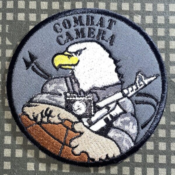 USAF Falcon Combat Camera Patch - Decal Patch - Co