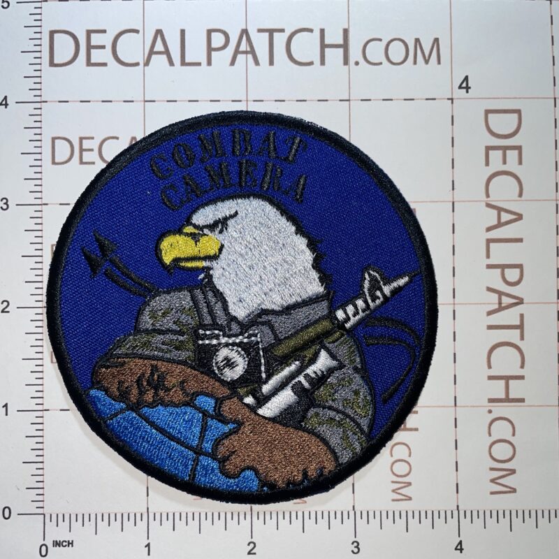 USAF Color Falcon Combat Camera Patch - Decal Patch - Co