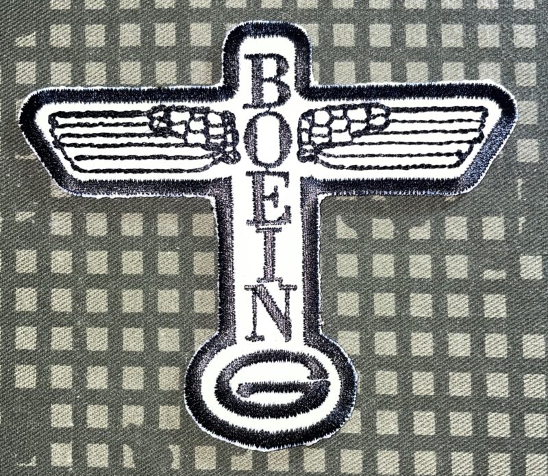 Boeing Totem Logo Patch White - Decal Patch - Co