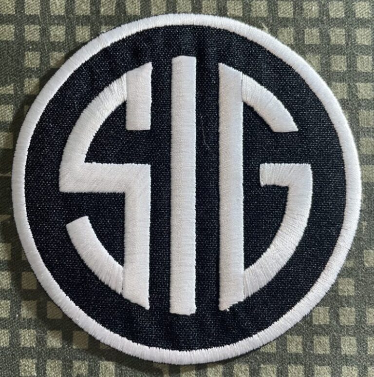 Sig Sauer Logo Patch - Decal Patch - Co