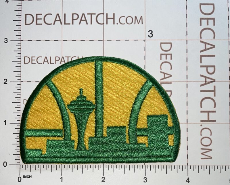 Seattle Supersonics Team Patch - Decal Patch - Co