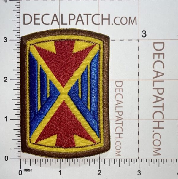 US Army 10th Army Air & Missile Defense Command Patch - Decal Patch - Co