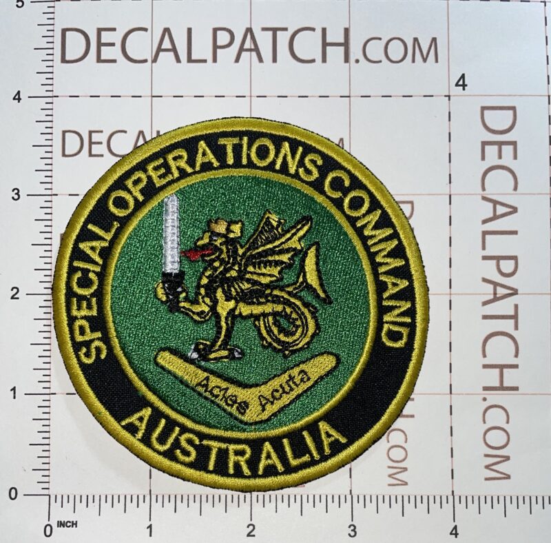 SOC Special Operations Command Australia Patch - Decal Patch - Co