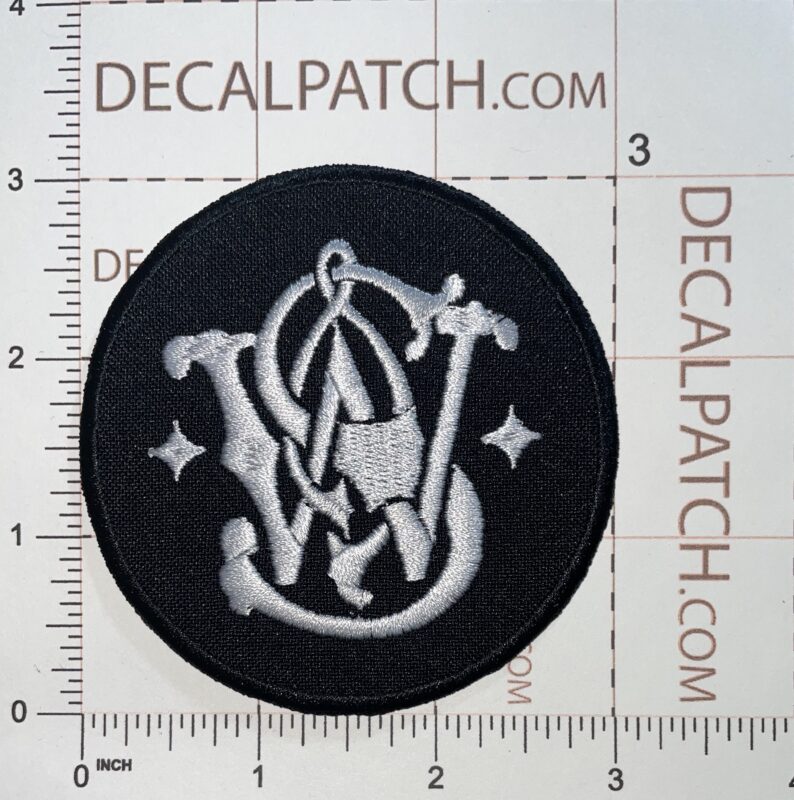 Smith & Wesson Black Patch 3" - Decal Patch - Co