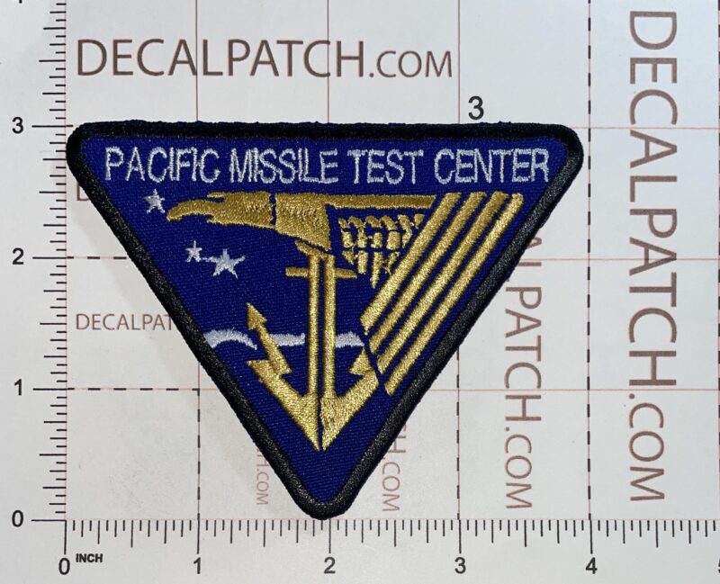 USN PMTC Pacific Missile Test Center Patch - Decal Patch - Co