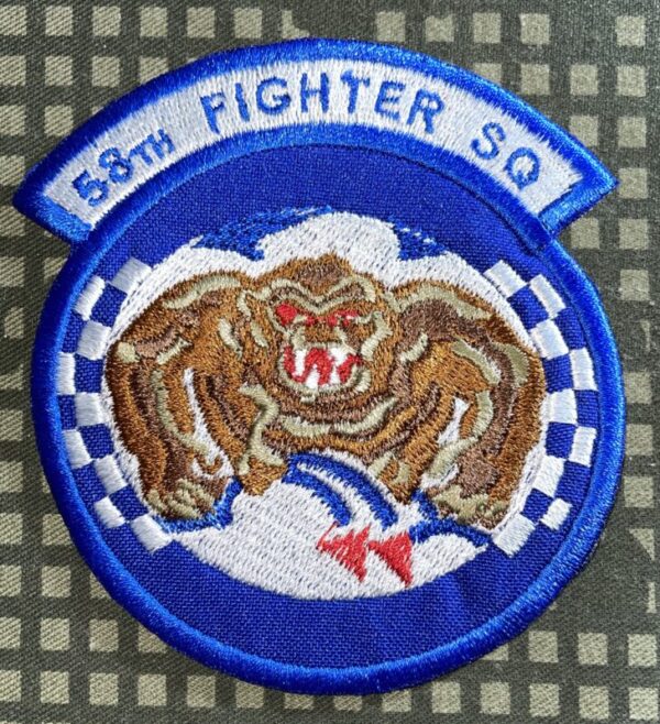 USAF 58th Fighter Squadron Patch - Decal Patch - Co