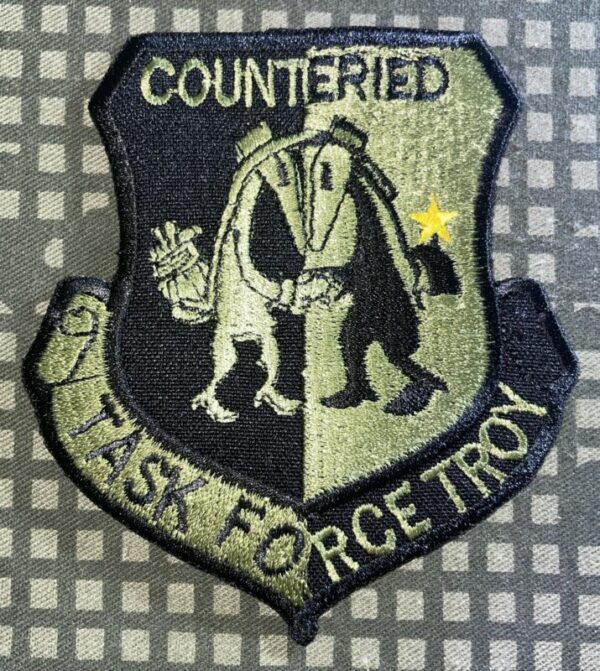 USAF Counteried Task Force Troy Patch - Decal Patch - Co