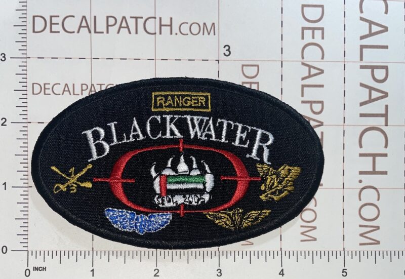 Blackwater Ranger Iraqi Freedom Special Forces Patch - Decal Patch - Co
