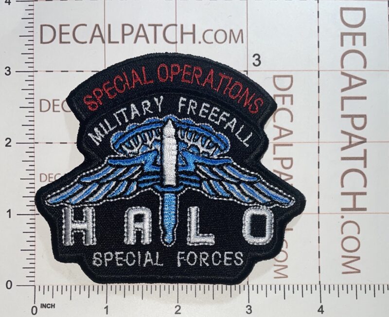 US Army Military Freefall HALO Special Forces Patch - Decal Patch - Co