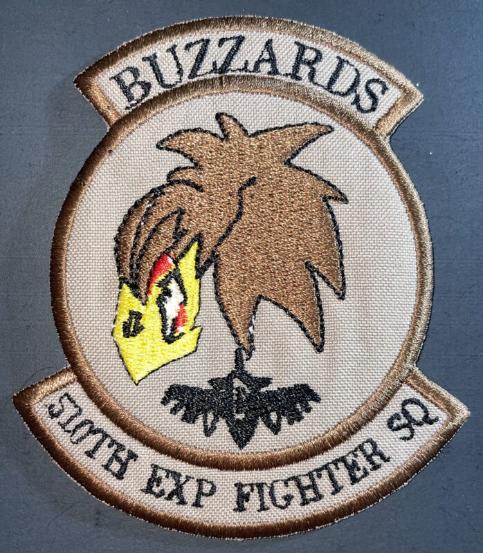 USAF DCU 510th Expeditionary Fighter Sq Buzzards Patch - Decal Patch - Co