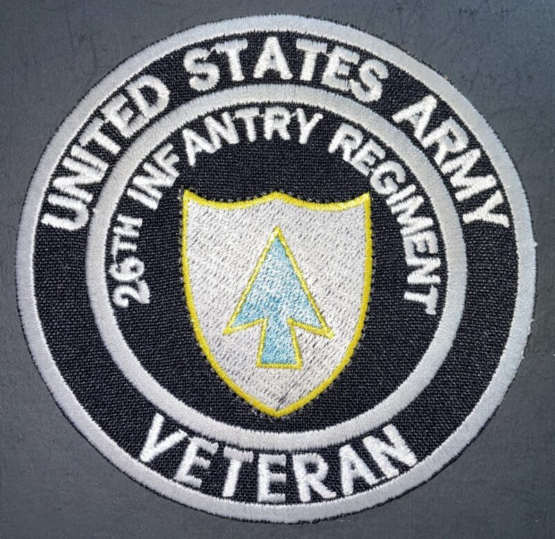 US Army 26th Infantry Regiment Veteran Patch - Decal Patch - Co
