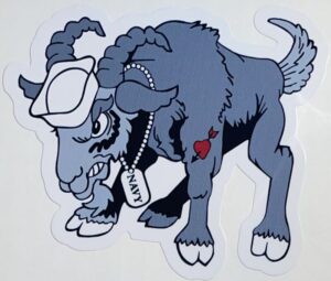US Navy Goat Sticker - Decal Patch - Co