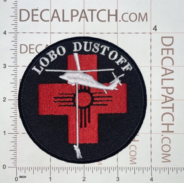 US Army G Co 1-168th Lobo Dustoff Aviation NM ANG Patch - Decal Patch - Co