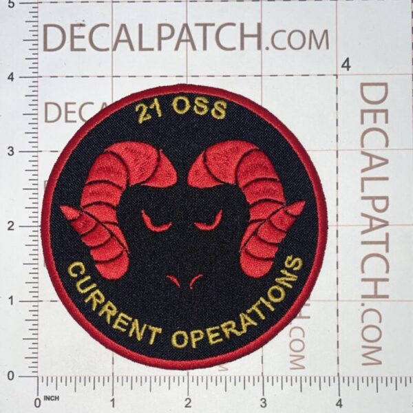 USAF 21 OSS Current Operations Patch - Decal Patch - Co