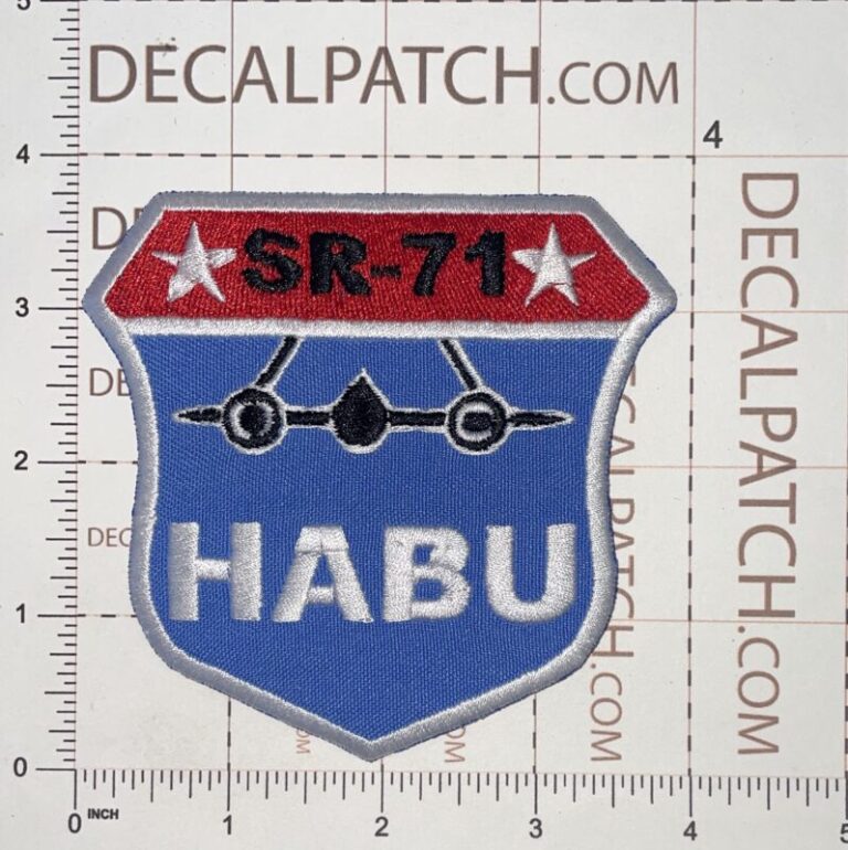 USAF SR-71 HABU Patch - Decal Patch - Co