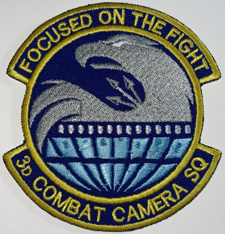USAF 3d Combat Camera Sq "Focused on the Fight" Patch - Decal Patch - Co