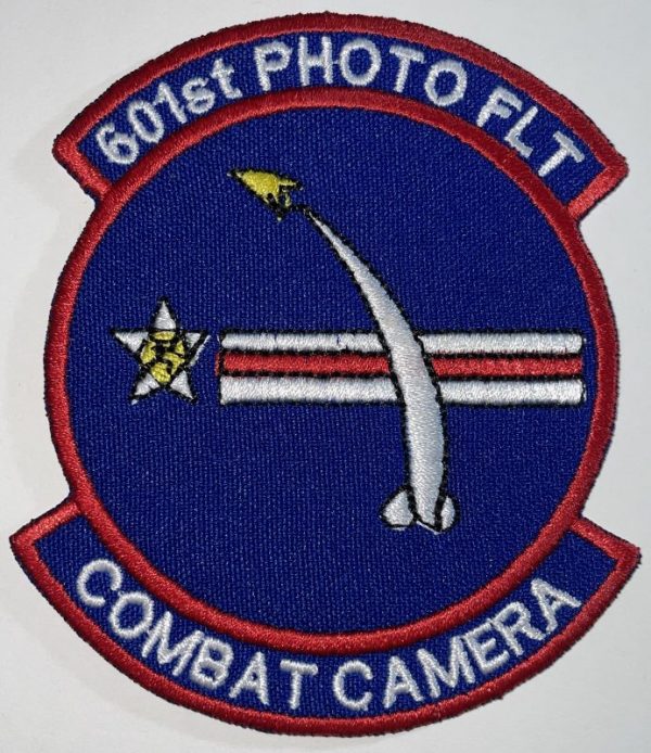 USAF 601st Photo Flight "Combat Camera" Patch - Decal Patch - Co