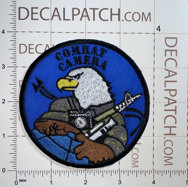 USAF Color Falcon Combat Camera Patch - Decal Patch - Co