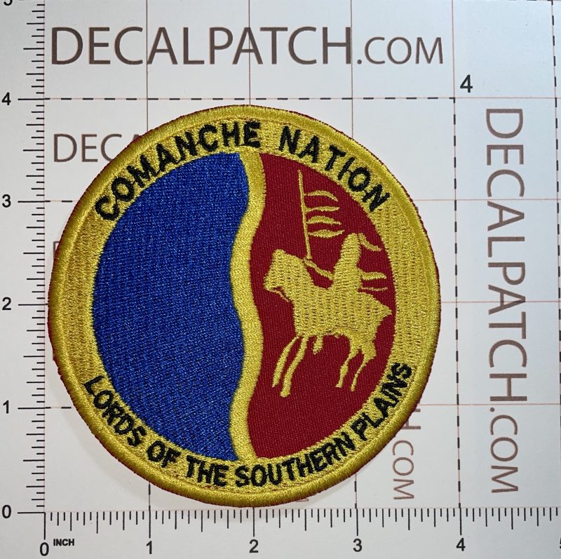 Comanche Nation Lords of the Southern Plains Patch - Decal Patch - Co
