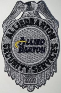 Allied Barton Security Services Badge W3 - Decal Patch - Co