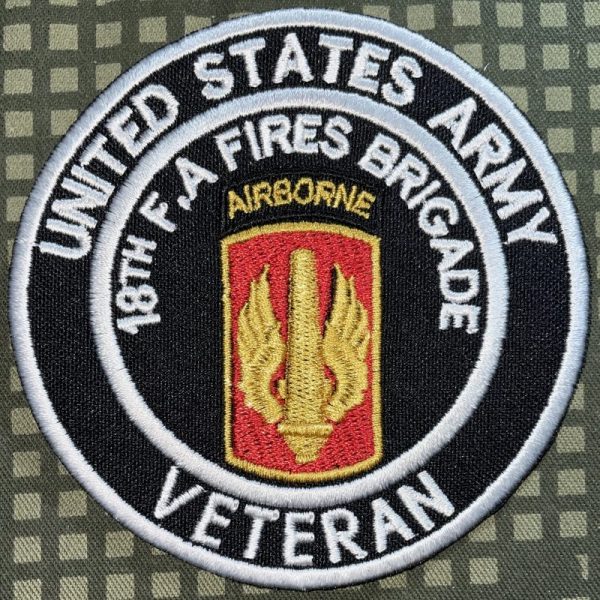 US Army 18th Field Artillery Fires Brigade A/B Veteran Patch - Decal ...