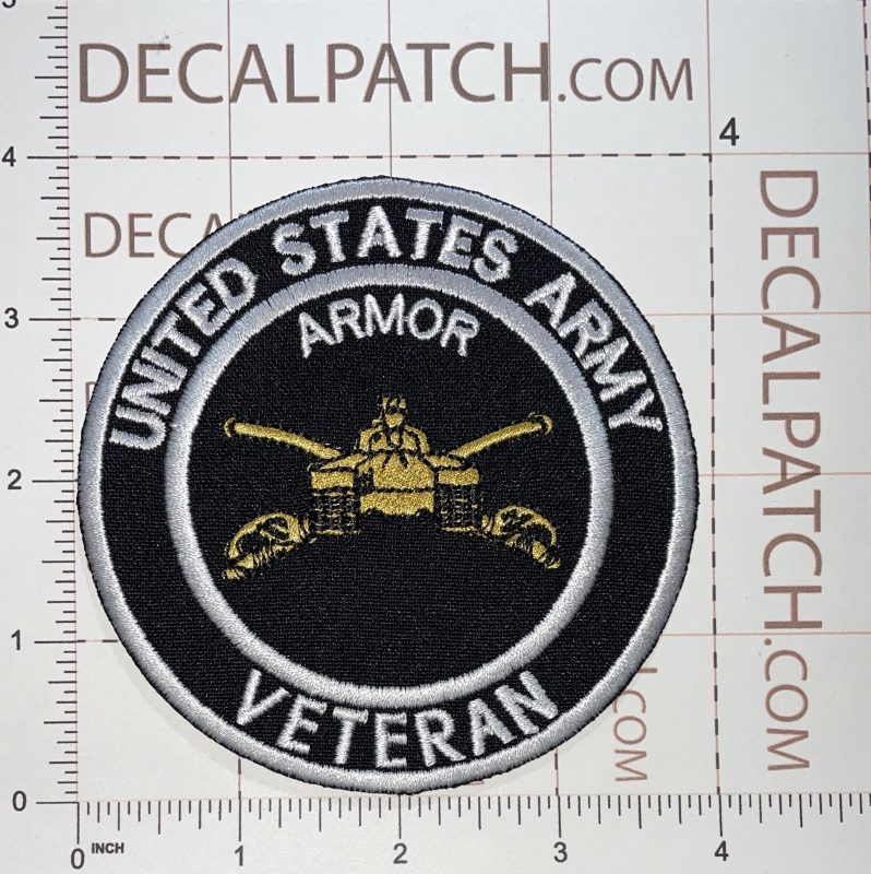 US Army Armor Veteran Patch - Decal Patch - Co