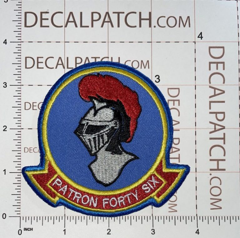 USN Patron Forty Six VP-46 Patron Squadron Patch - Decal Patch - Co