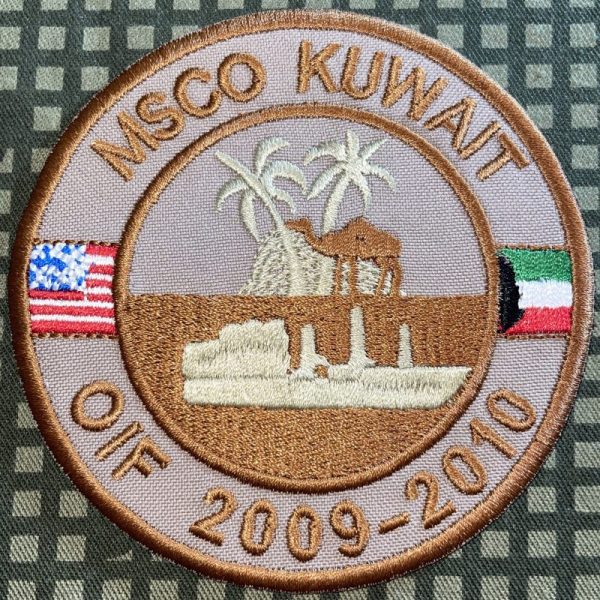 MSCO Kuwait OIF 2009-2010 Patch - Decal Patch - Co