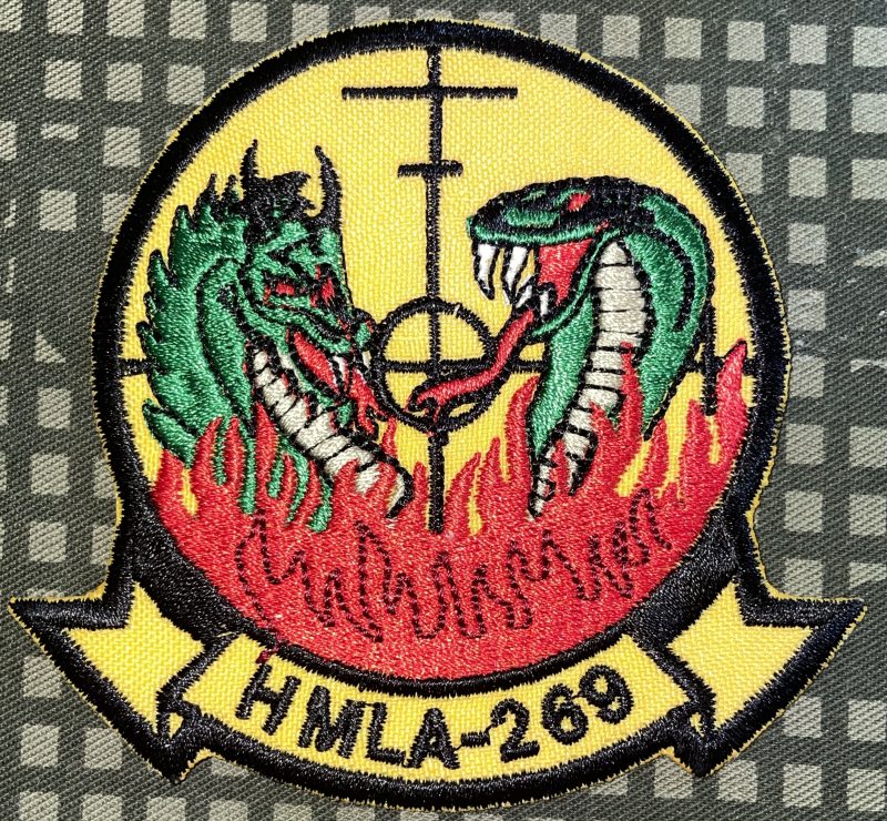 USMC HMLA-269 Helicopter Squadron Patch - Decal Patch - Co