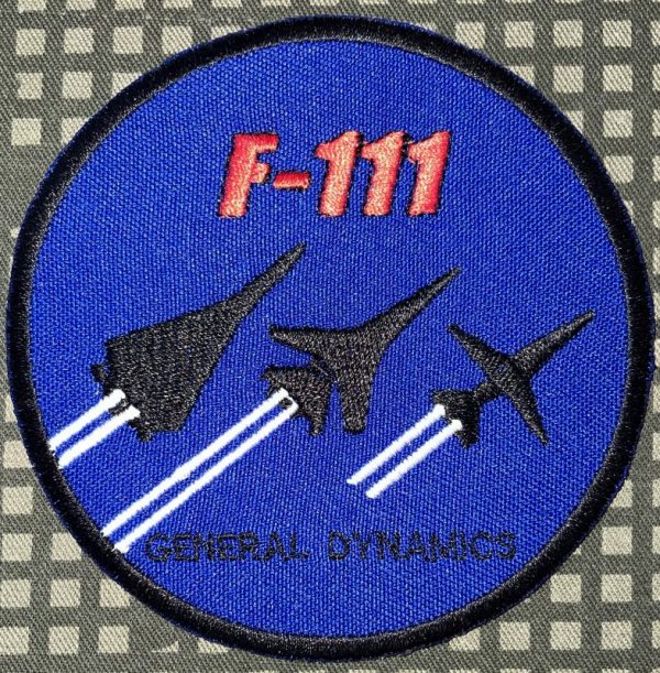 USAF General Dynamics F-111 AARDVARK Patch - Decal Patch - Co