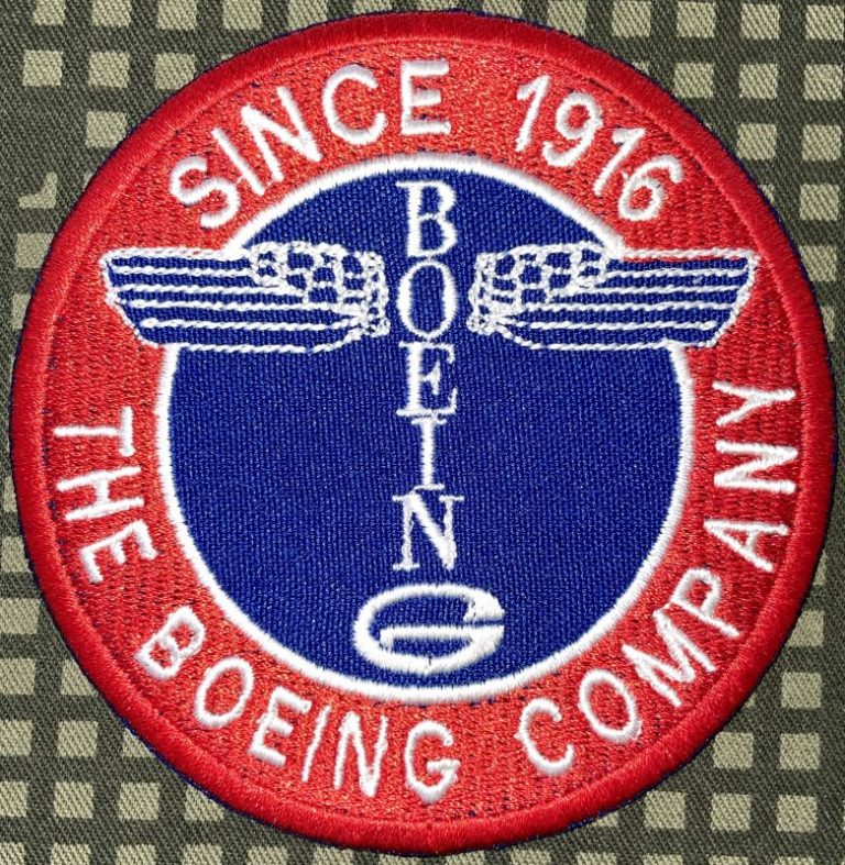 Boeing Since 1916 The Boeing Company Patch - Decal Patch - Co
