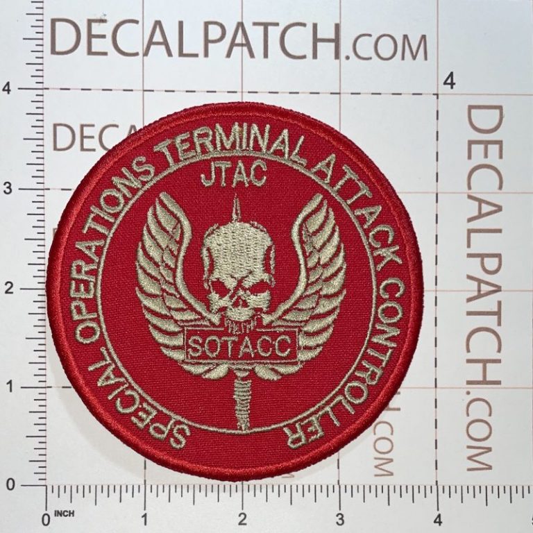 SOTACC JTAC Special Operations Terminal Attack Controller Patch - Decal ...