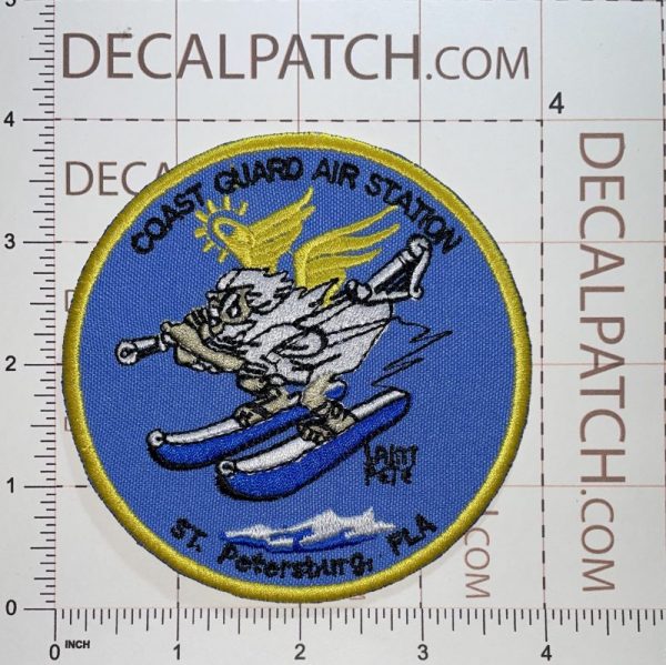USCG Coast Guard Air Station St. Petersburg, Florida Patch - Decal Patch - Co
