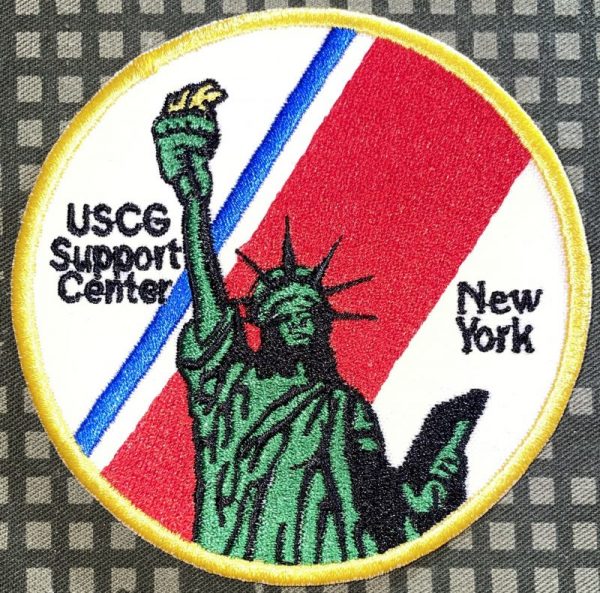 USCG Support Center New York Patch - Decal Patch - Co
