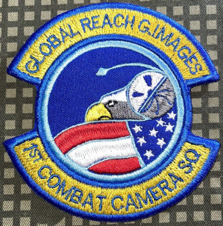 USAF 1st Combat Camera Squadron Global Reach Global Images Patch ...
