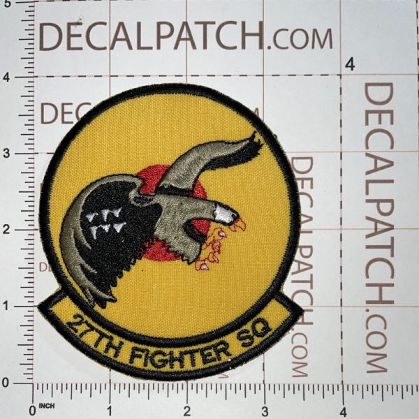 USAF 27th Fighter Squadron Patch - Decal Patch - Co