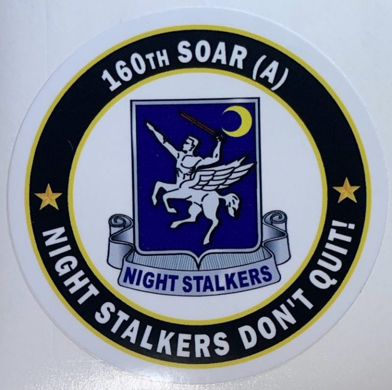 US Army 160th SOAR(A) "Night Stalkers Don't Quit!" Sticker - Decal ...