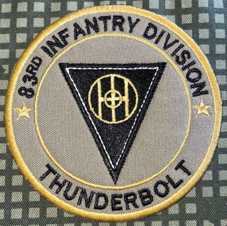 US Army 83rd Infantry Division "Thunderbolt" Patch - Decal Patch - Co