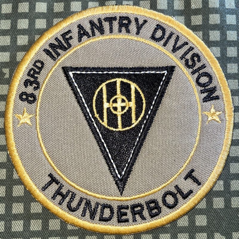 US Army 83rd Infantry Division "Thunderbolt" Patch - Decal Patch - Co