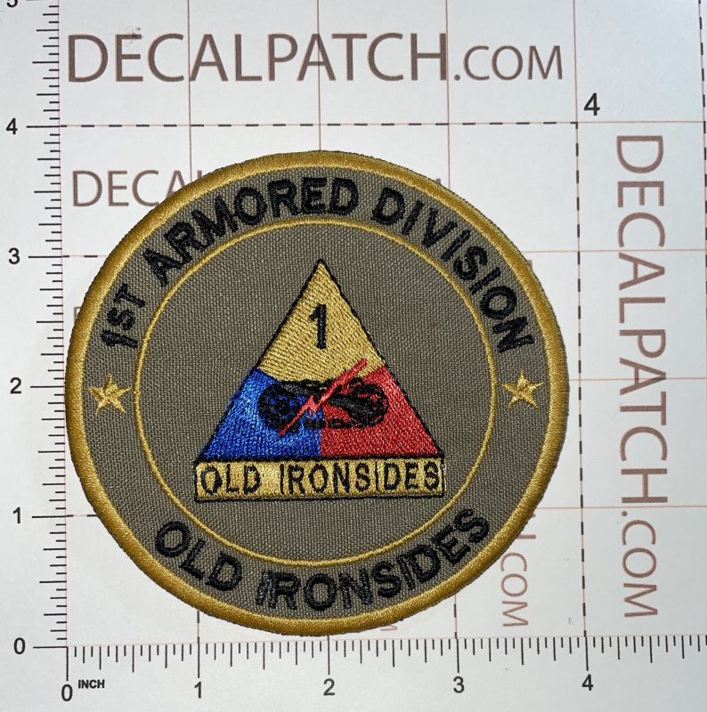 1st Armored Division Patch