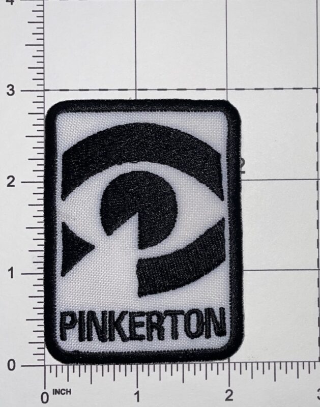 Pinkerton Security Patch - Decal Patch - Co